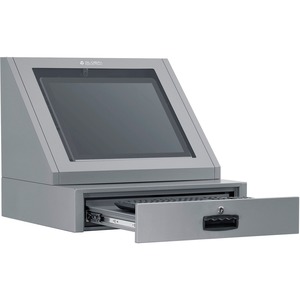 Global Industrial Countertop LCD Console Computer Cabinet Dark Gray ...