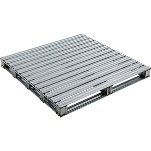 Global Industrial Stackable Open Deck Pallet Galvanized Steel2-Way48 ...
