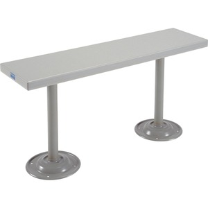 Global Industrial Locker Room Bench Plastic Top with Pedestal Legs 36 ...