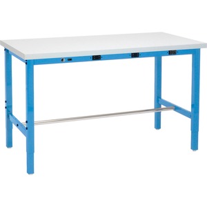 Nexel Global Industrial 48 x 30 Adjustable Height Workbench - Power ...