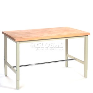 Nexel Global Industrial 72 x 36 Adjustable Height Workbench Square Tube ...