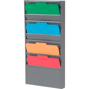 Global Industrial Hanging 10 Pocket Wall Mounted Medical Chart File ...
