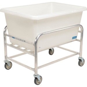 Nexel Global Industrial Bulk Mover Cart with White Tub, 9 Bushel, 41-1/ ...