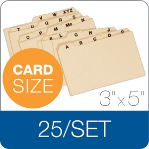 Globe weis Manila Card Index Guides - GLW3255 - Shoplet.com