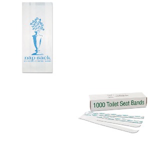 Bagcraft Papercon Nap Sack Sanitary Disposal Bags, 4w X 2d X 9h, White ...
