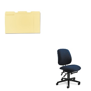 The HON Company HON 7700 Series Task Chair Blue Fabric, Blue ...