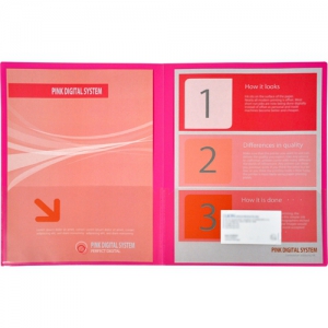 Lion Office Products, Inc INSTA-COVER 2-Pocket Presentation Folder ...