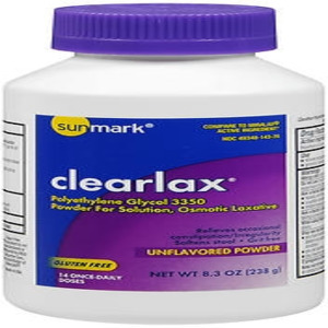 Sunmark Clearlax Laxative sunmark® clearlax® Unflavored Powder 17 Gram ...