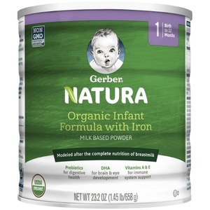 Gerber Natura Stage 1 Organic Infant Formula Gerber® Natura Stage 1 ...