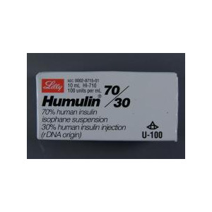 Humulin 70/30 Humulin® 70/30 Insulin 70 U - 30 U / mL Subcutaneous ...