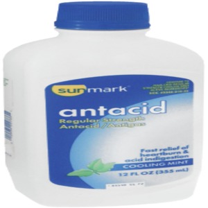 Sunmark Antacid sunmark® 400 mg - 40 mg Strength Oral Suspension 12 oz ...