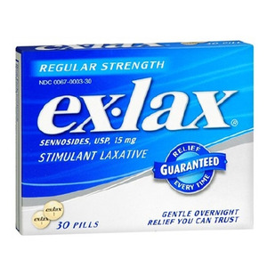 Ex-lax Laxative ex-lax® Tablet 15 mg Strength Sennosides USP ...