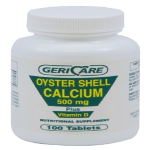 Geri-care Joint Health Supplement Geri-Care Calcium / Vitamin D 500 mg ...