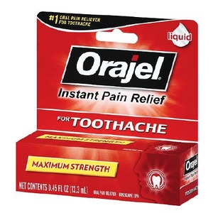 Oral Pain Relief Orajel® 10% Strength Benzocaine Oral Gel 0.25 oz ...