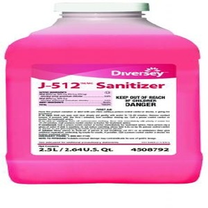 Diversey™ J-512™ Sanitizer Surface Cleaner / Sanitizer Quaternary Based ...