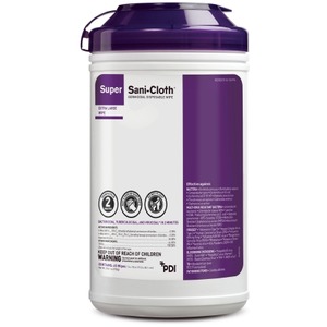 Super Sani-Cloth® Surface Disinfectant Premoistened Germicidal Wipe 65 ...