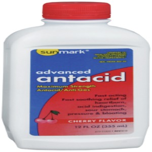 Sunmark Antacid sunmark® 400 mg - 40 mg Strength Liquid 12 oz ...