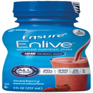 Ensureenlive Oral Supplement Ensure®Enlive Strawberry 8 oz. Bottle ...