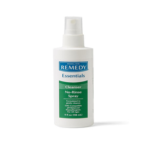 Medline Remedy Essentials No-Rinse Cleansing Spray,4.000 OZ ...