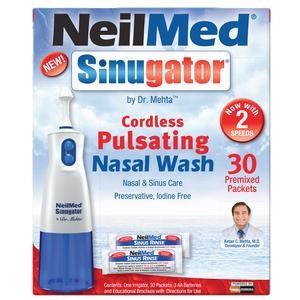 Neilmed Pharmaceutical Sinugator Pulsating Nasal Wash Kit (30 Packets ...