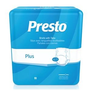 Presto Breathable Brief, Value Plus Absorbency, X-Large, 58-64 Inch ...