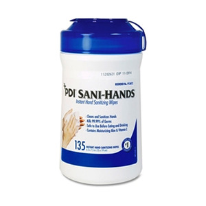 Pdi Inc. Sani-Hands Instant Hand Sanitizing Wipes, Large Canister ...