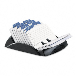 Rolodex Petite Open Tray Card File Holds 250 2 1/4 x 4 Cards - ROL67082 ...