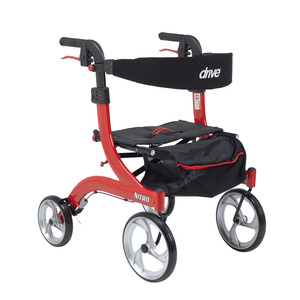 Drive Devilbiss Healthcare Nitro Euro Style Walker Rollator, Hemi ...
