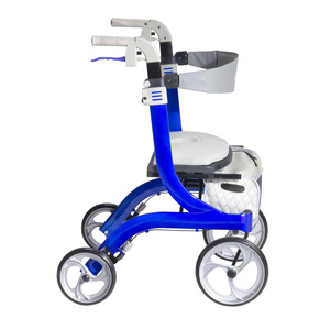 Drive Devilbiss Healthcare Nitro DLX Euro Style Walker Rollator, Sleek ...