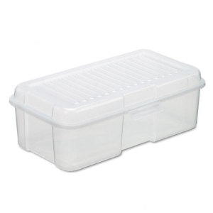 Rubbermaid Plastic Snap Case Storage - RUBFG22810FCLR - Shoplet.com
