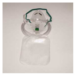 Salter Labs Adult Oxygen Mask w/Soft Anatom. Form w/Thread Grp ...