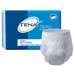TENA Extra Absorbency Protective Underwear Large 45 - 58 Inch Waist ...