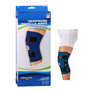 Scott Specialties Cmo Inc Sportaid Knee Brace, Open Patella, Blue ...