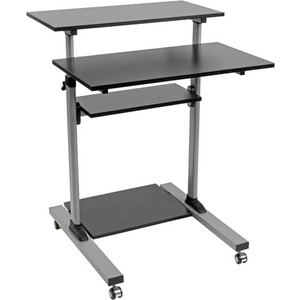 Tripp Lite Rolling Standing Desk/Workstation on Wheels, Height ...