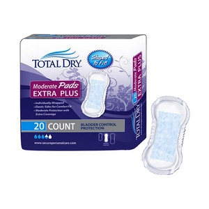 Secure Personal Care Products, Llc TotalDry Moderate Pads Extra Plus ...