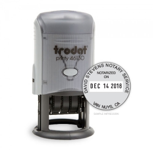 Trodat 46130 Printy Circular Date Stamp - TDTSL1003 - Shoplet.com