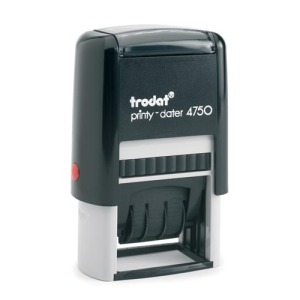 Trodat 4750 Printy Date Stamp - Bank - TDTSL1168 - Shoplet.com