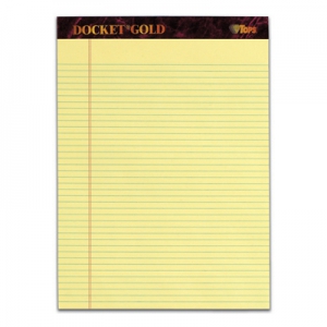 Tops Docket Gold Writing Tablet - TOP63941 - Shoplet.com