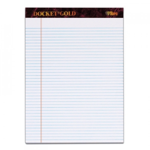 Tops Docket Gold Writing Tablet - TOP63942 - Shoplet.com
