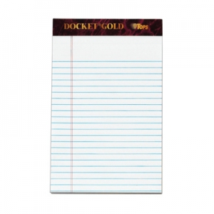 Tops Docket Gold Writing Tablet - TOP99705 - Shoplet.com