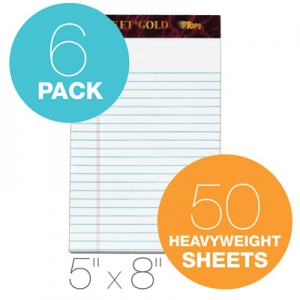 Tops Docket Gold Writing Tablet - TOP99705 - Shoplet.com