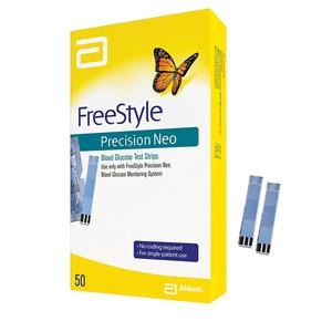 Abbott Diabetes Care FreeStyle Precision Neo Blood Glucose Test Strip ...