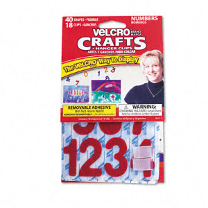 Velcro Number Display Shapes - VEK95111 - Shoplet.com