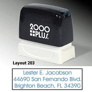 Cosco 2000 PLUS Custom Pre-Inked Stamp pi-21 - COS030201 - Shoplet.com