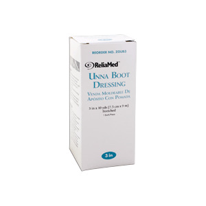 Integra Lifesciences ReliaMed Latex-Free Unna Boot Dressing 3" x 10 yds ...