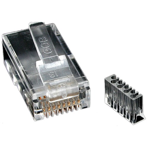 StarTech.com Cat 6 RJ45 Modular Plug for Solid Wire - 50 Pack - NE7856 ...