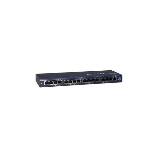 Netgear ProSafe GS116 16-port Gigabit Ethernet Switch - D84386 ...