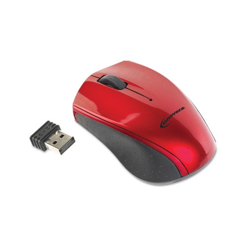 Innovera Mini Wireless Optical Mouse - IVR62204 - Shoplet.com