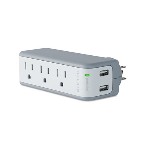 Belkin Wall Mount Surge Protector - BLKBZ103050TVL - Shoplet.com