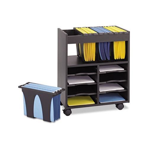 Safco Go Cart Mobile File - SAF5390BL - Shoplet.com